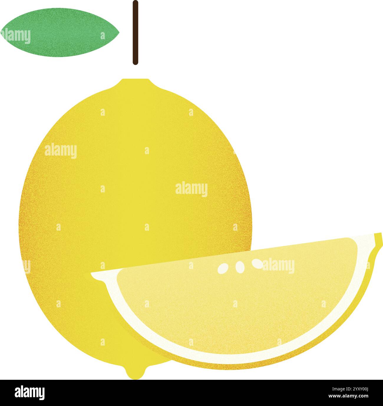 Vector fruit yellowlemon cartoon vector illustration isolated object Stock Vector Image & Art ...