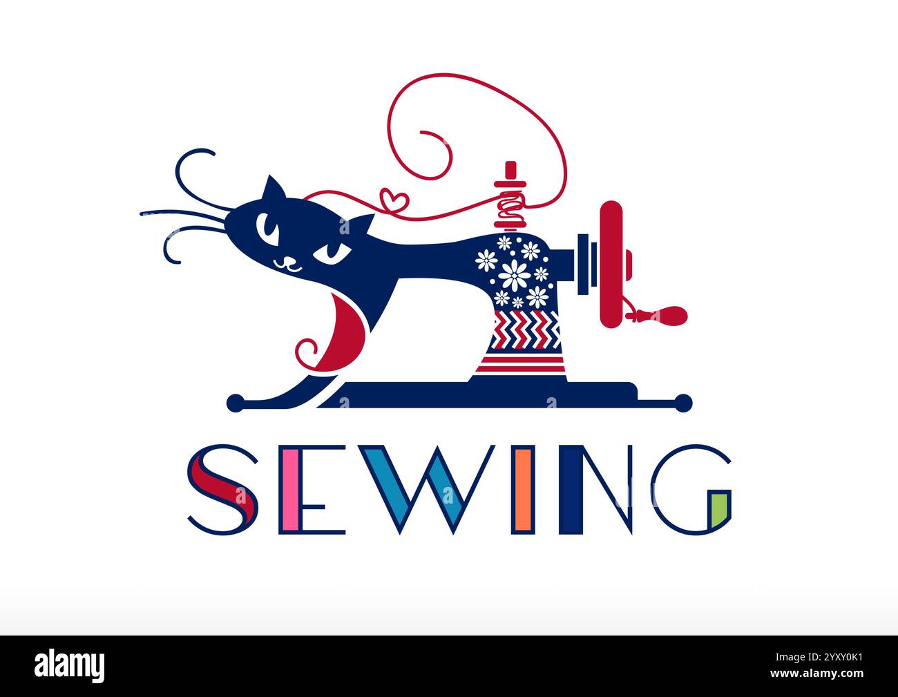 Sewing studio logo hi-res stock photography and images - Alamy