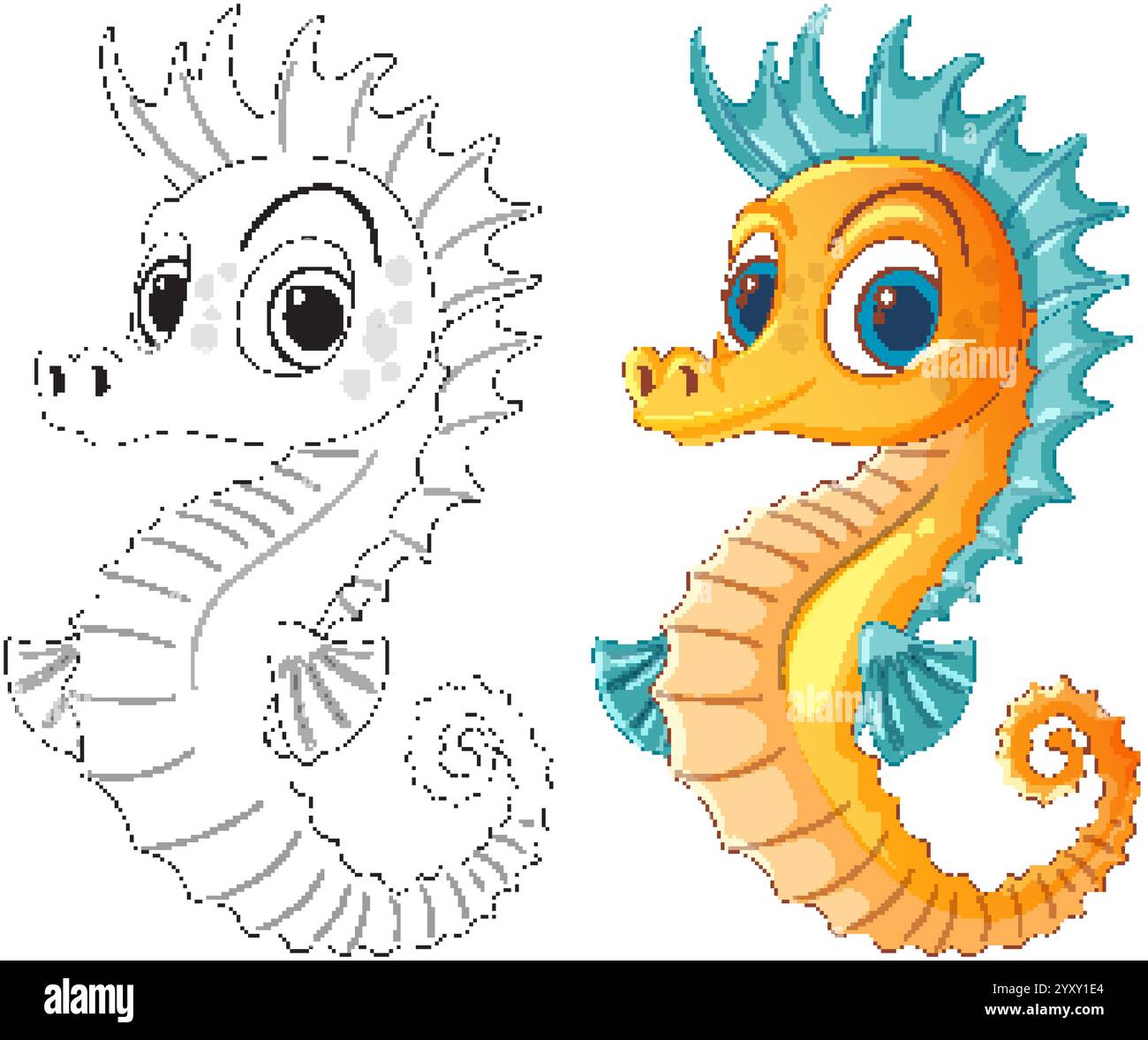 Design features vibrant outlines hi-res stock photography and images ...