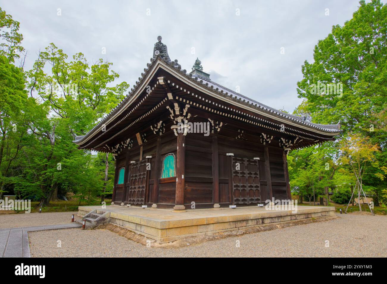 Kyozo (Sutra Repository) of Ninna Ji Temple. This temple is a Shingon ...