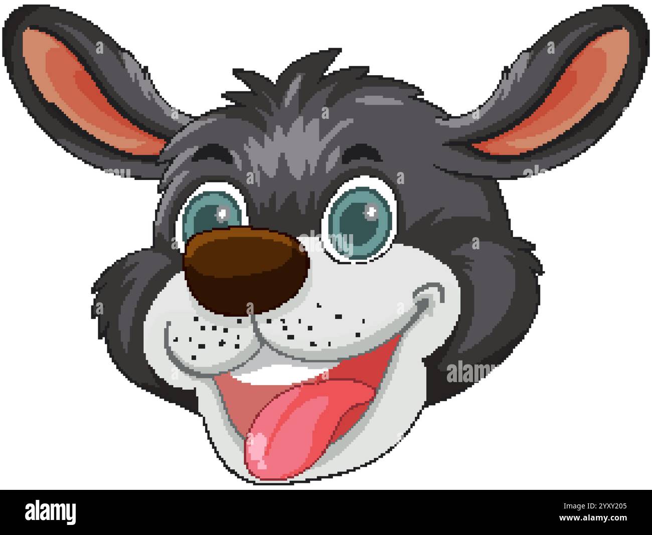 Big tongue out Stock Vector Images - Alamy