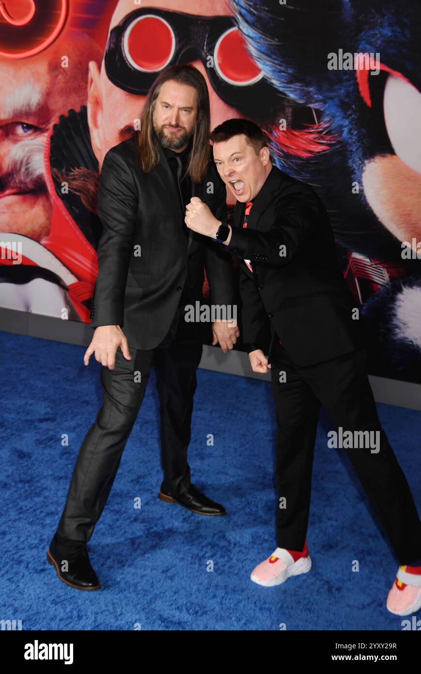 HOLLYWOOD, CALIFORNIA - DECEMBER 16: (L-R) Pat Casey and Josh Miller ...