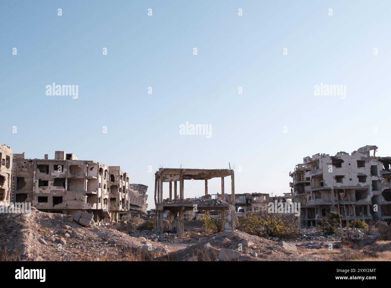 Damascus, Syria. 17th Dec, 2024. Al Ghutah ( or al-Ghouta) neighborhood ...