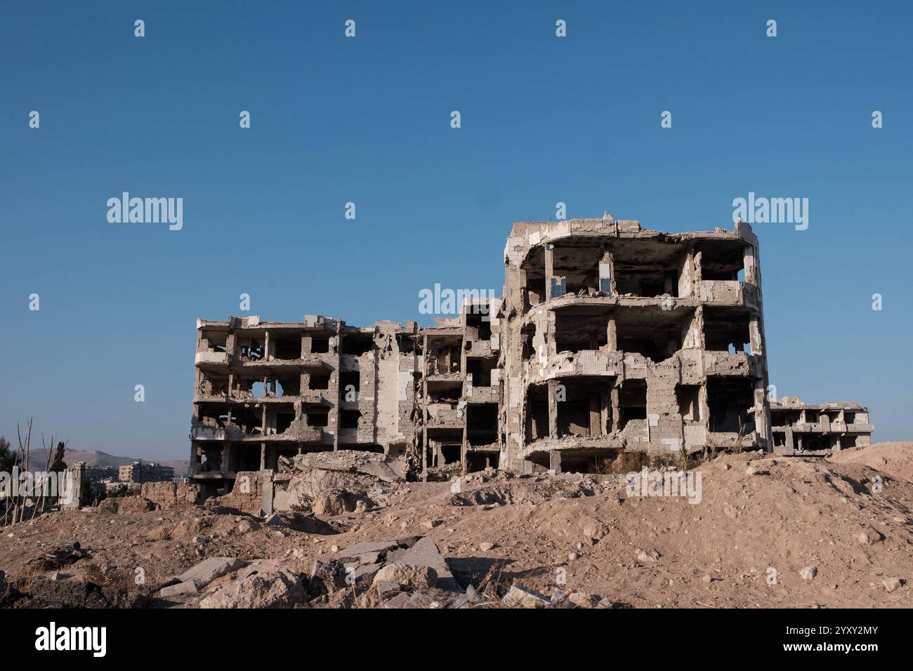 Al Ghutah ( or al-Ghouta) neighborhood in the suburbs of Damascus ...