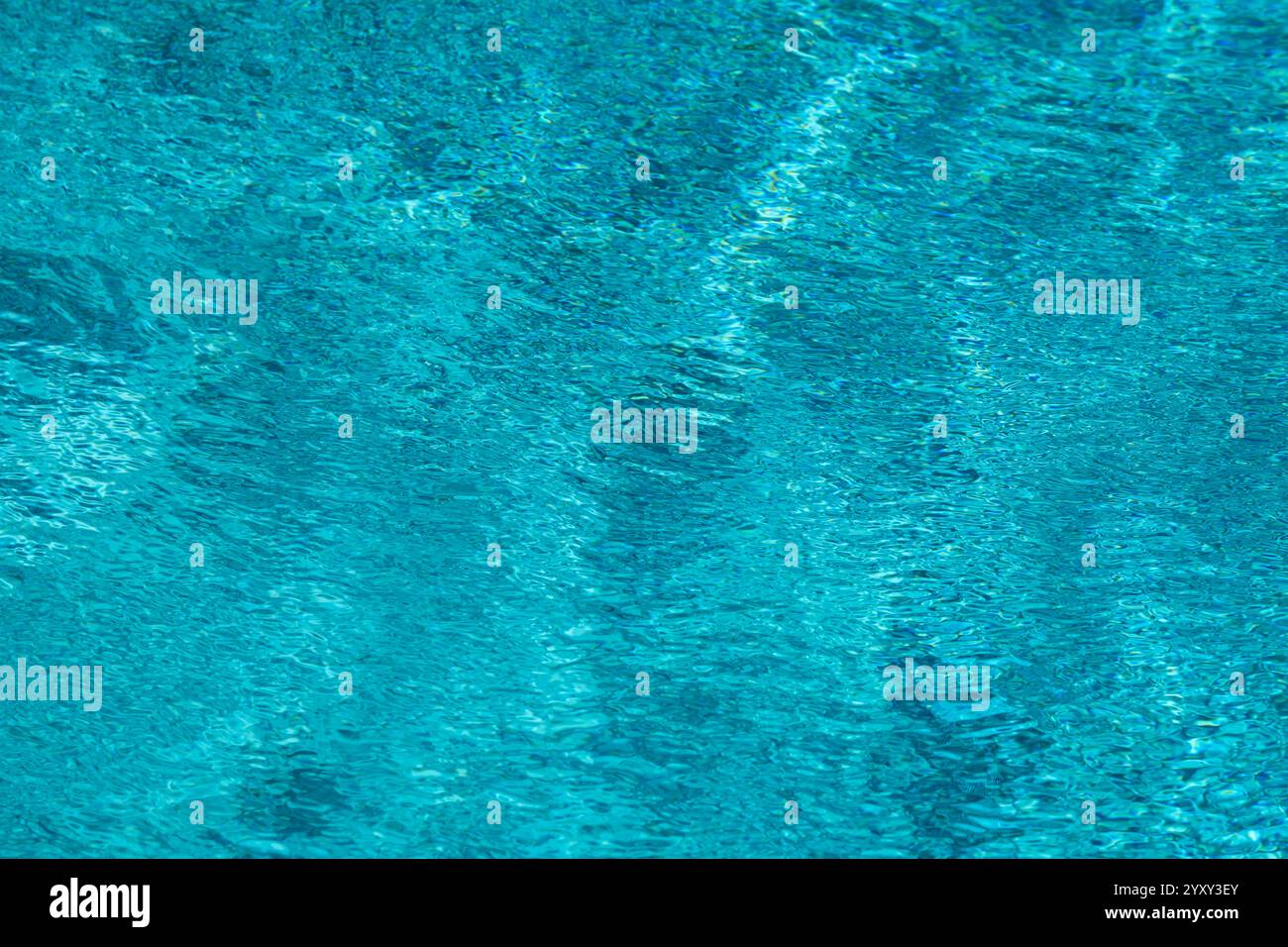Pool water surface. Blue water texture. Close up blue water surface ...
