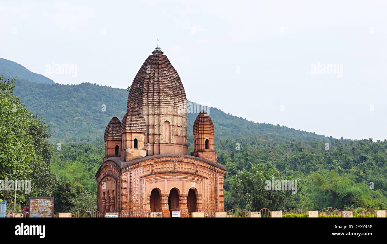 Front view of Panchratan Temple, the main Ras Mandir of Garh Panchkot ...