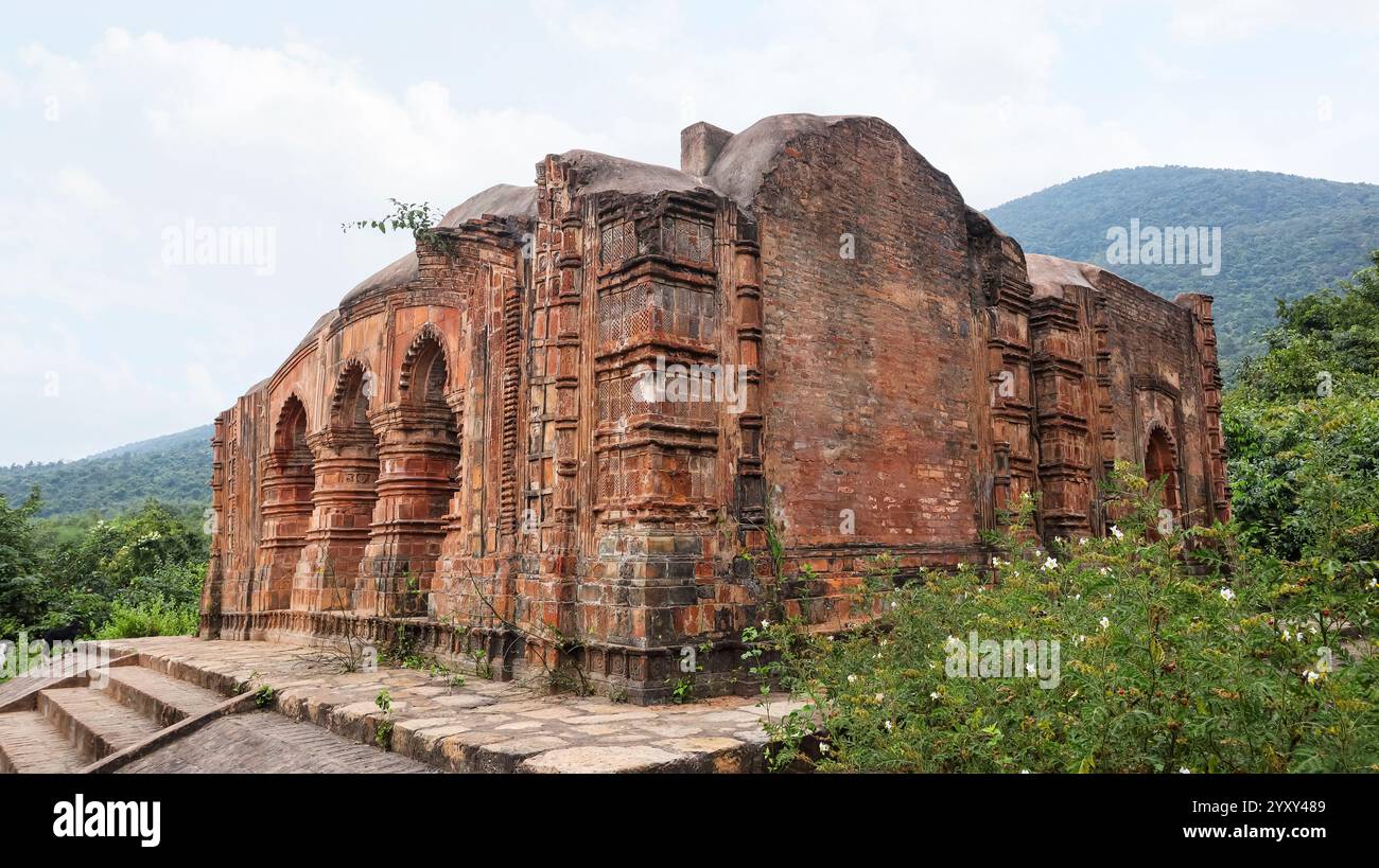 Ruins of the Jungle Temple, a 15th-century monument enveloped by dense ...