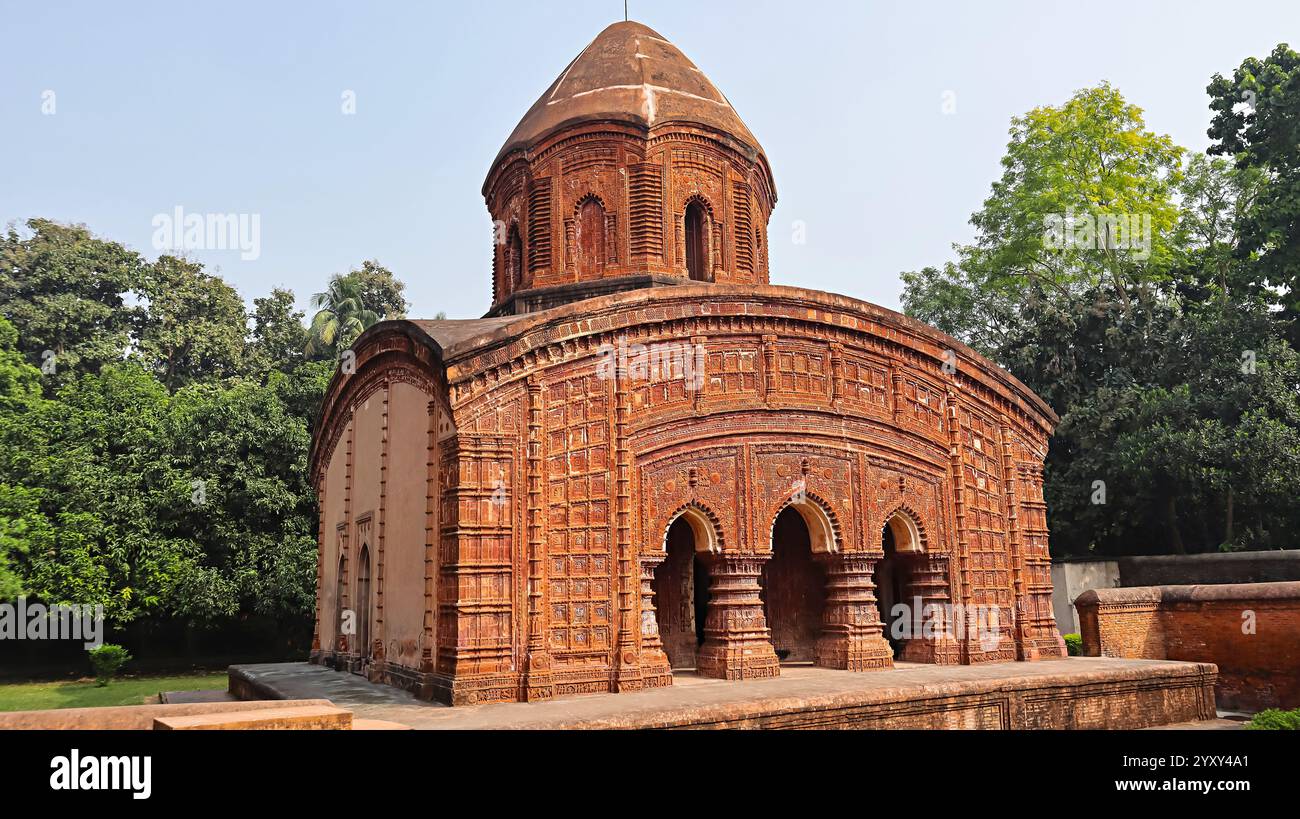 View of Ram Chandraji's Temple decorated with exquisite terracotta ...