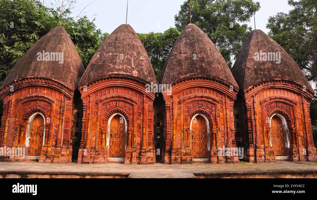 Group of four 18th-century Shiv Temples showcasing historic ...