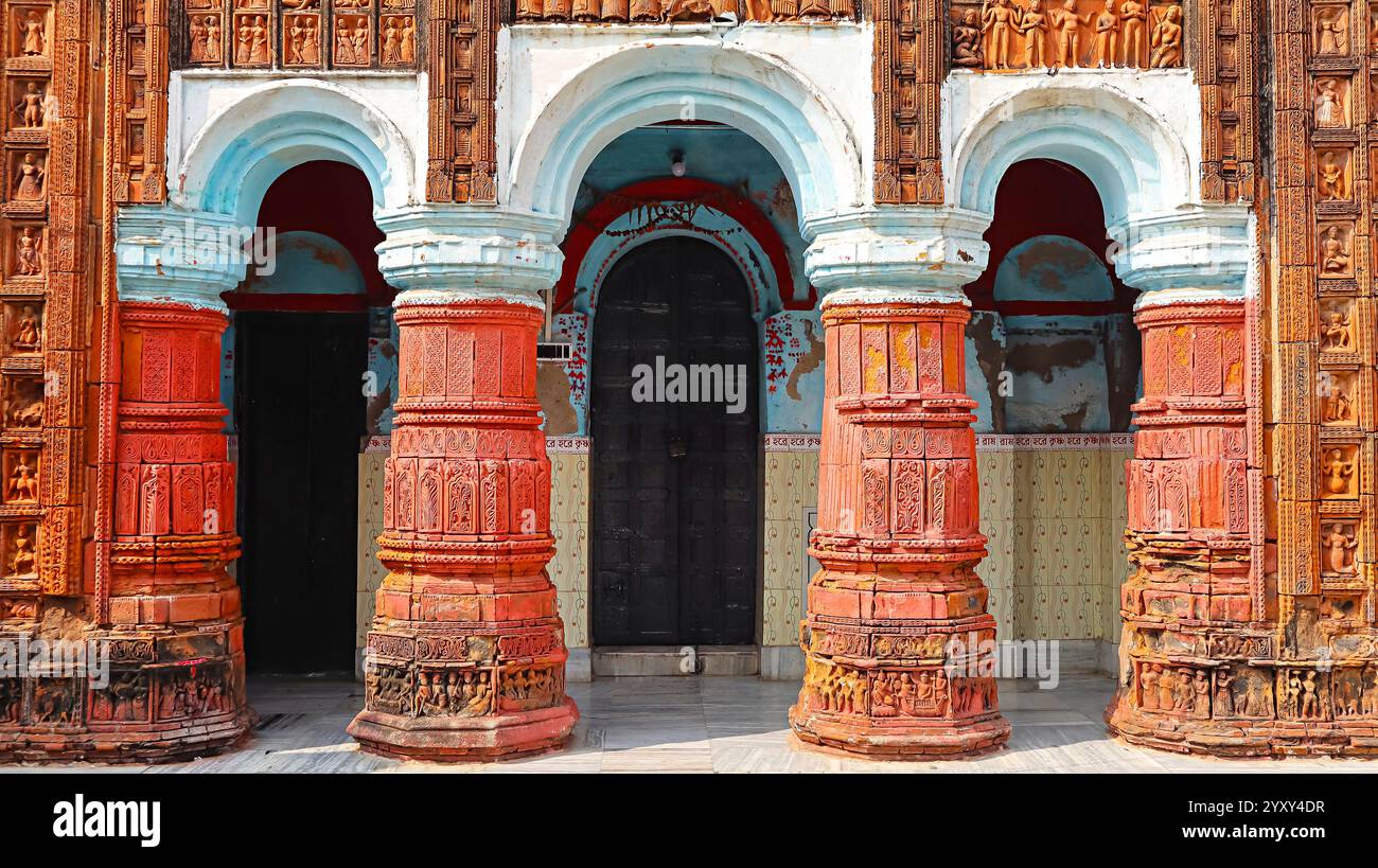 Terracotta lakshmi janardan temple hi-res stock photography and images ...
