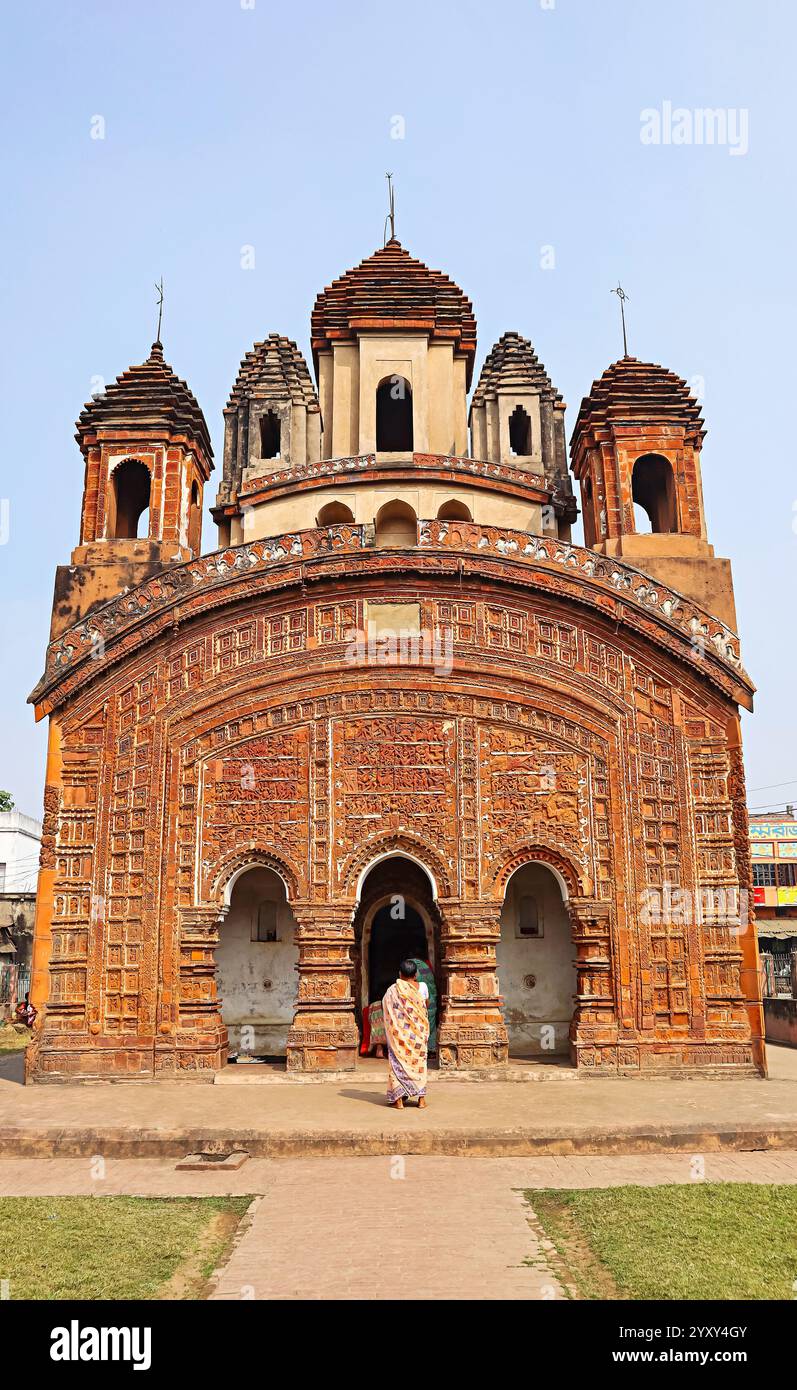 Terracotta radha binod temple hi-res stock photography and images - Alamy