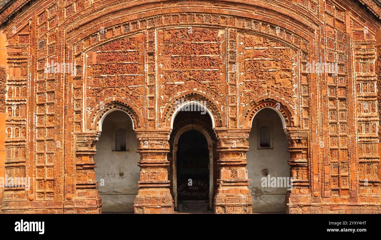 Terracotta radha binod temple hi-res stock photography and images - Alamy