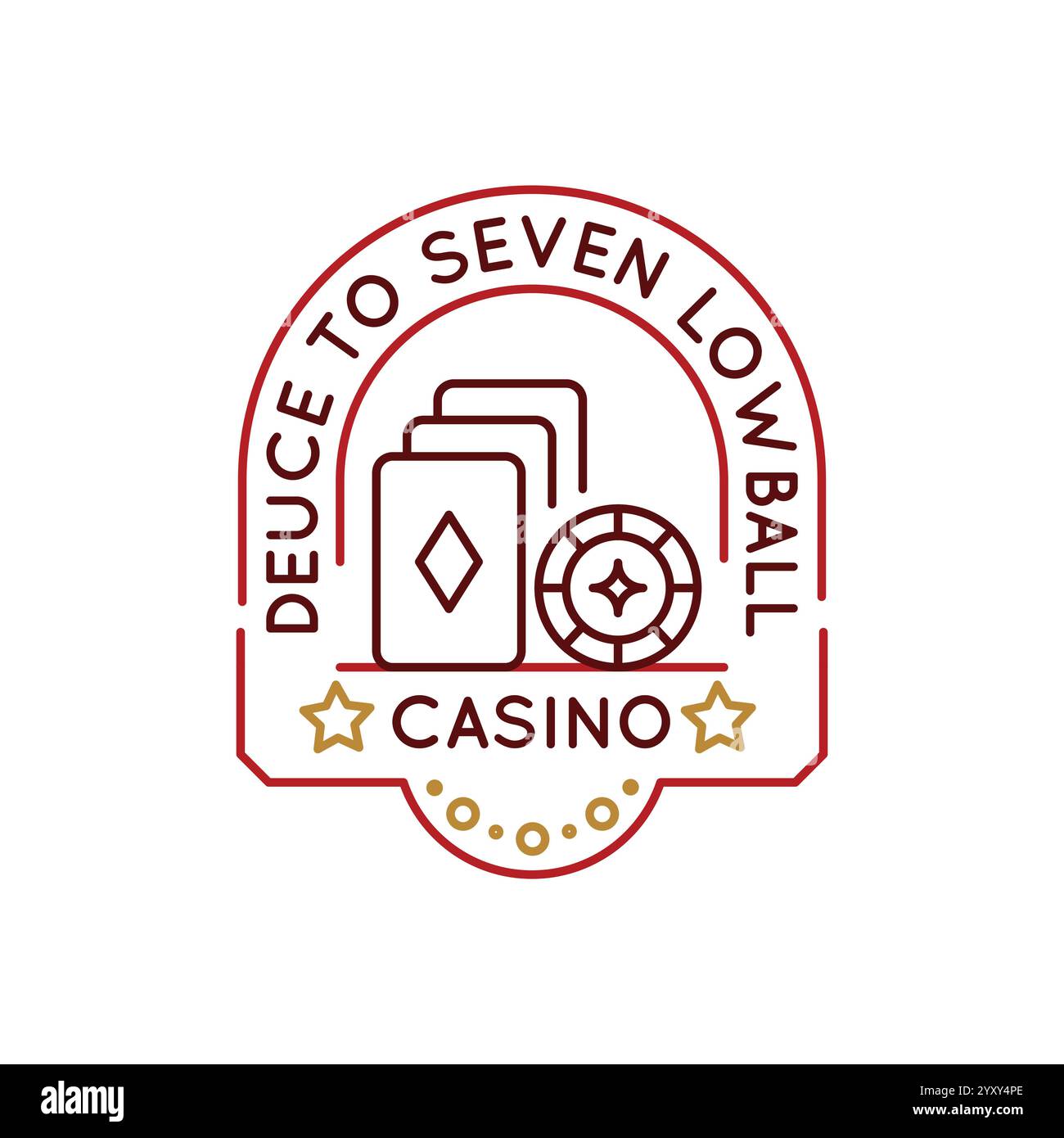 Simple Logo with playing Cards with Diamond Suit Icon Stock Vector ...