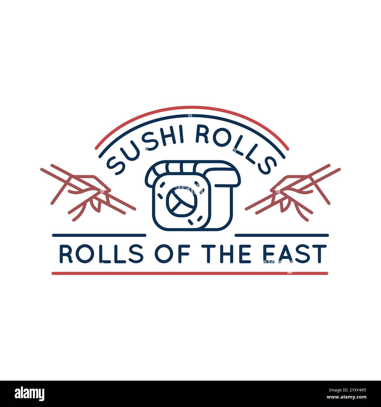 Logo rolls Stock Vector Images - Alamy