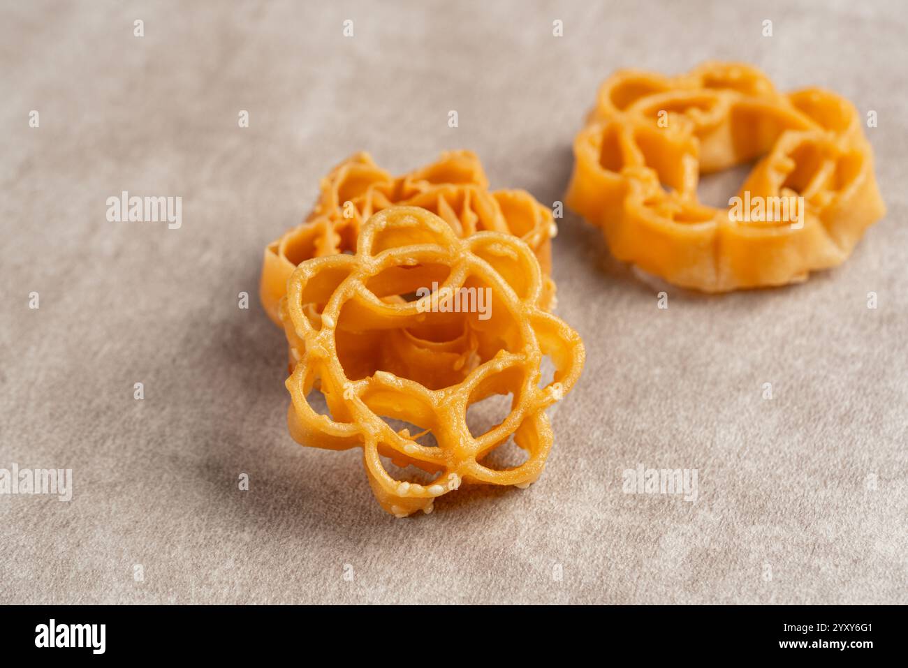 Kembang Goyang or shaking flower, Indonesian typical homemade crispy ...