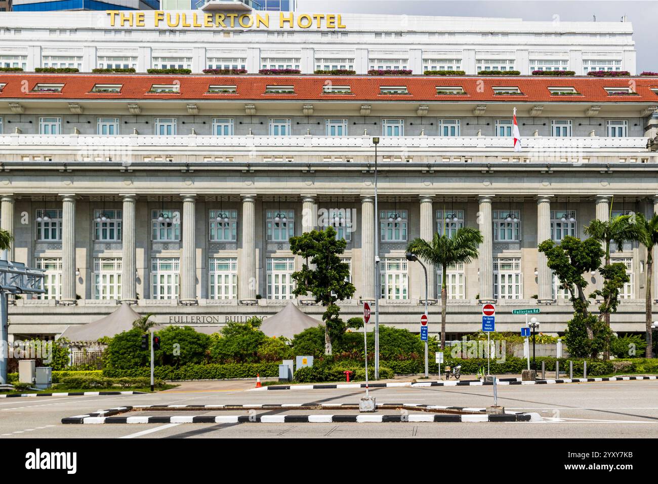 The Fullerton Hotel, Singapore. Photo: David Rowland / One-Image.com Stock Photo - Alamy