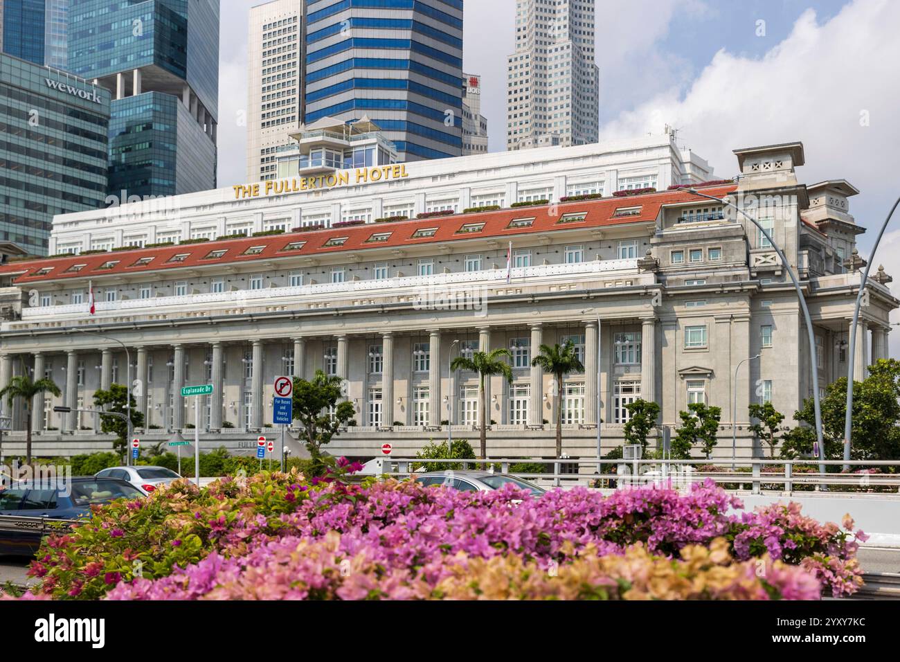 The Fullerton Hotel, Singapore. Photo: David Rowland / One-Image.com Stock Photo - Alamy