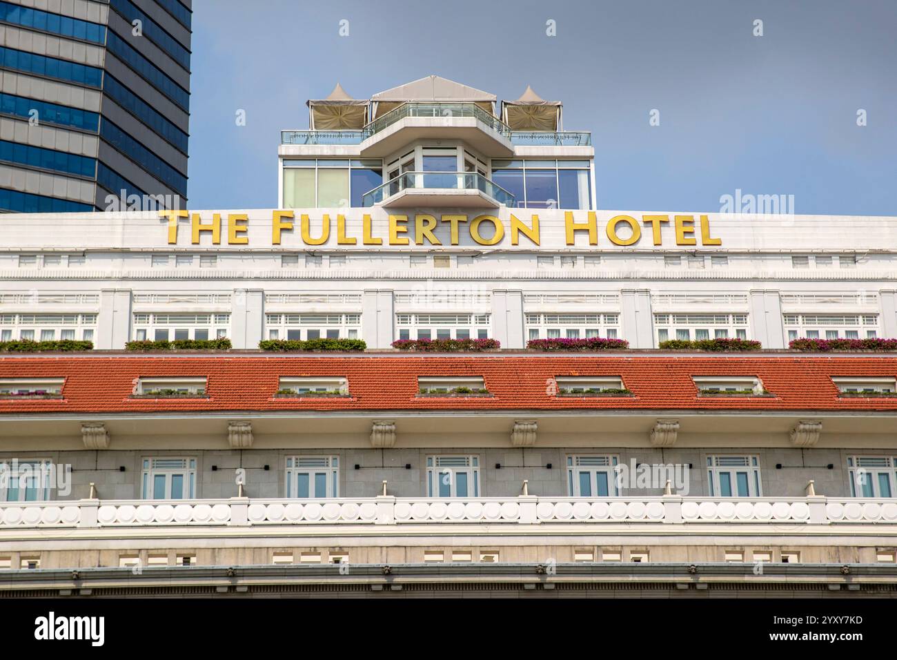 The Fullerton Hotel, Singapore. Photo: David Rowland / One-Image.com Stock Photo - Alamy