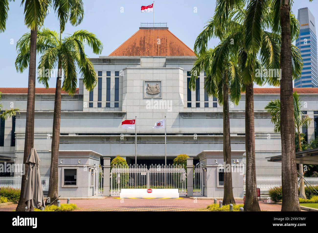 The entrance to Parliament House of Singapore, Photo: David Rowland ...
