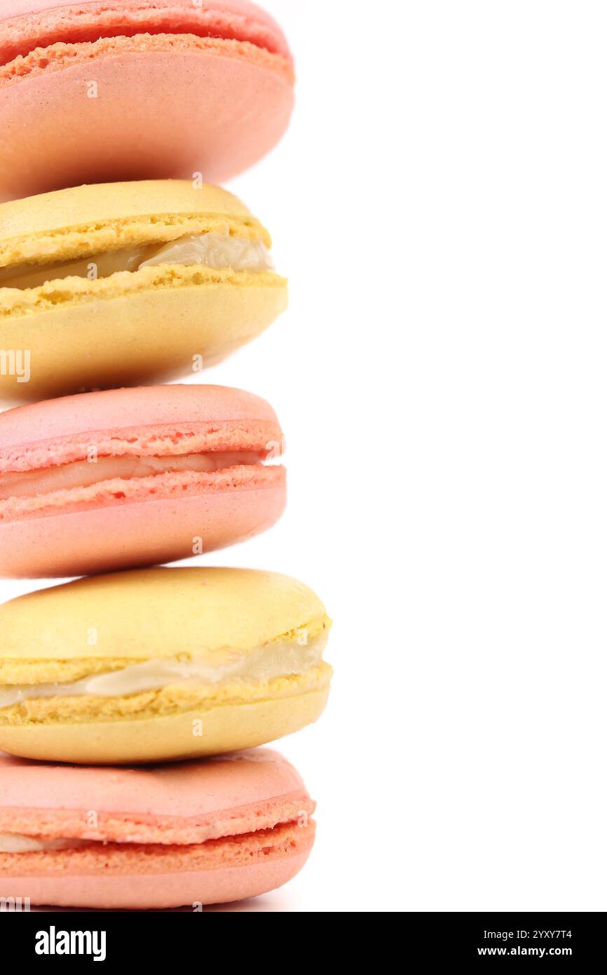 Stack macaron cakes close hi-res stock photography and images - Alamy