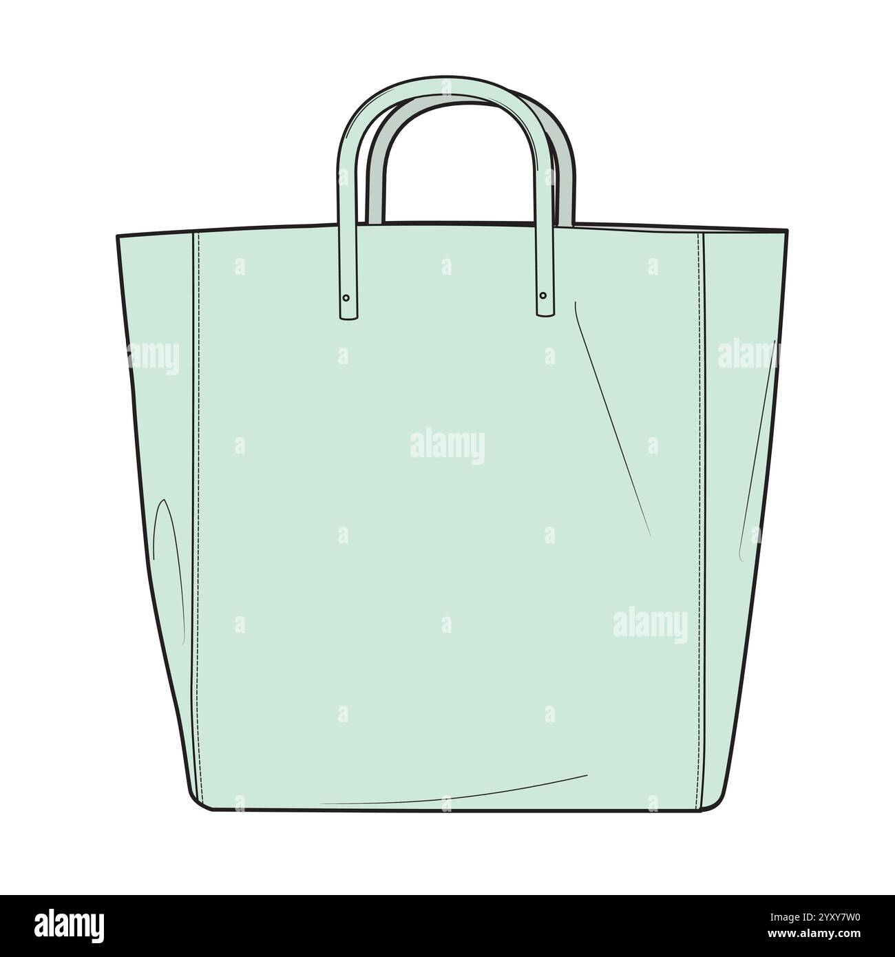 Women shopper bags drawing illustration hi-res stock photography and ...