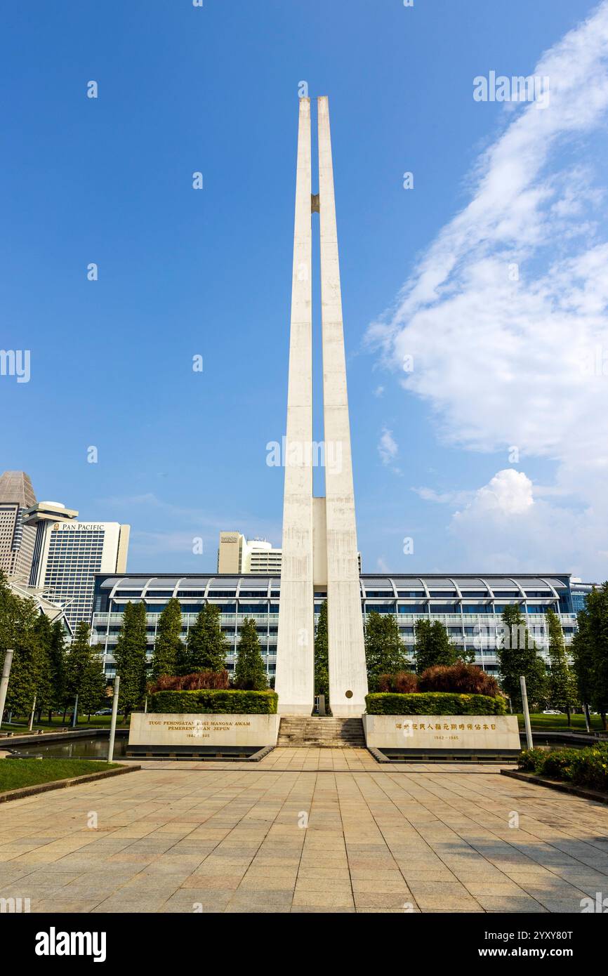 Civilian war memorial in the War Memorial Park, Singapore, dedicated to ...