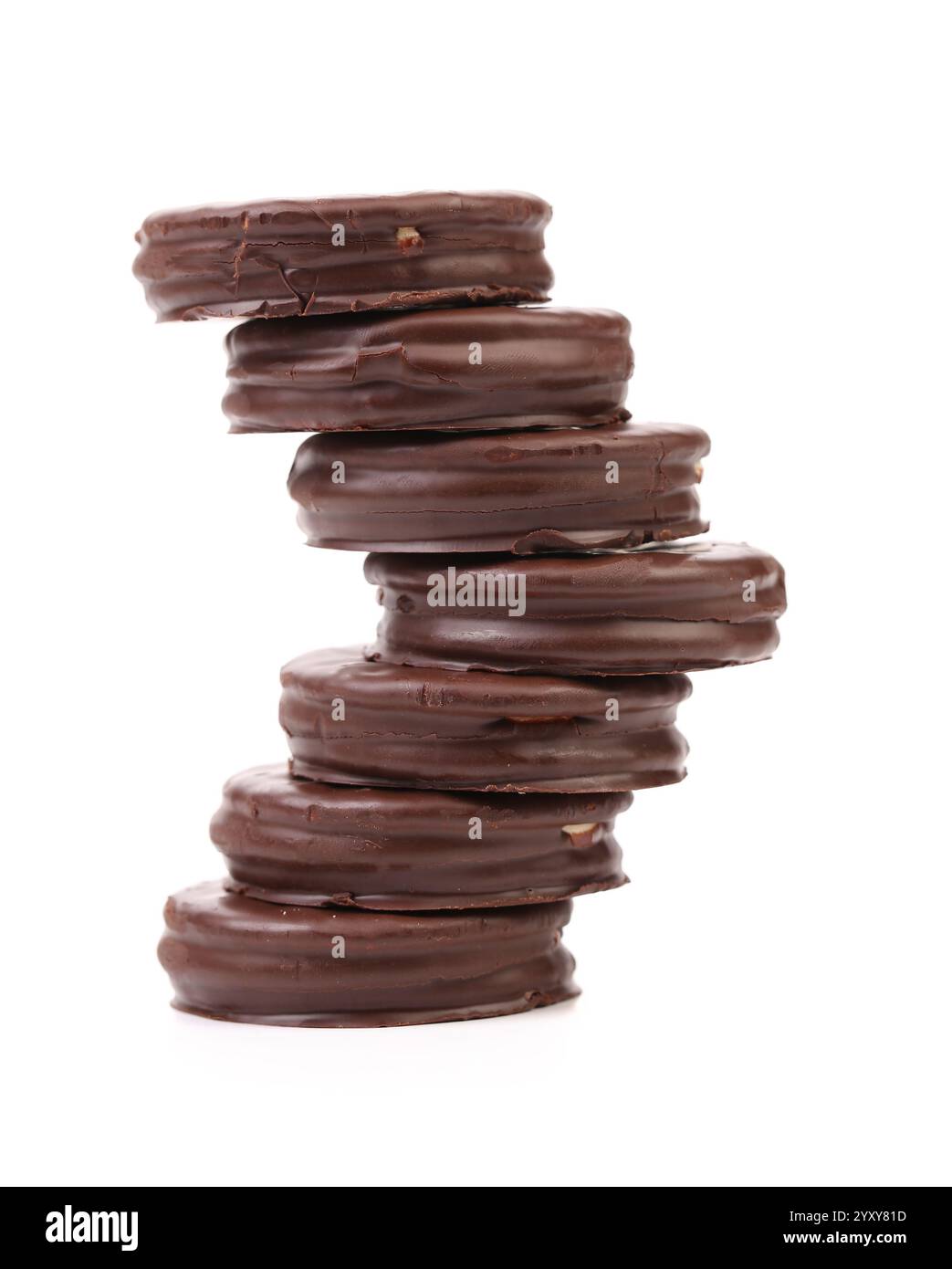 Stack sandwich biscuits chocolate macro hi-res stock photography and ...