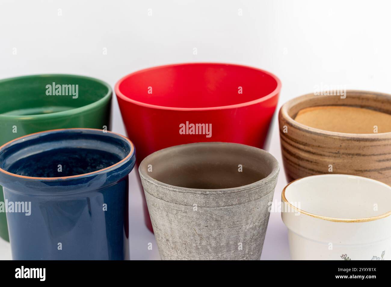 Empty green glazed pot hi-res stock photography and images - Alamy