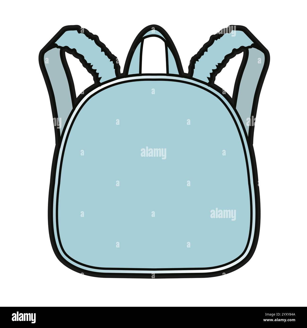 Mini backpack bag flat sketch hi-res stock photography and images - Alamy