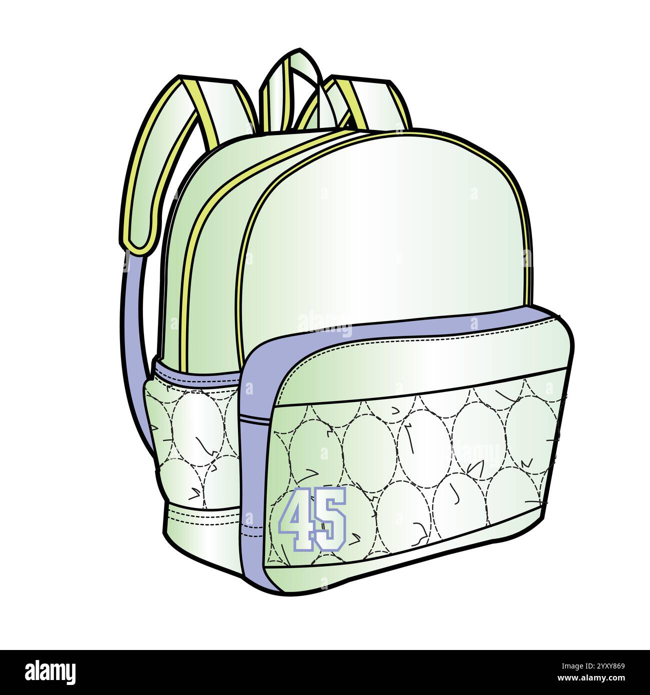 Kids quilted backpack hi-res stock photography and images - Alamy