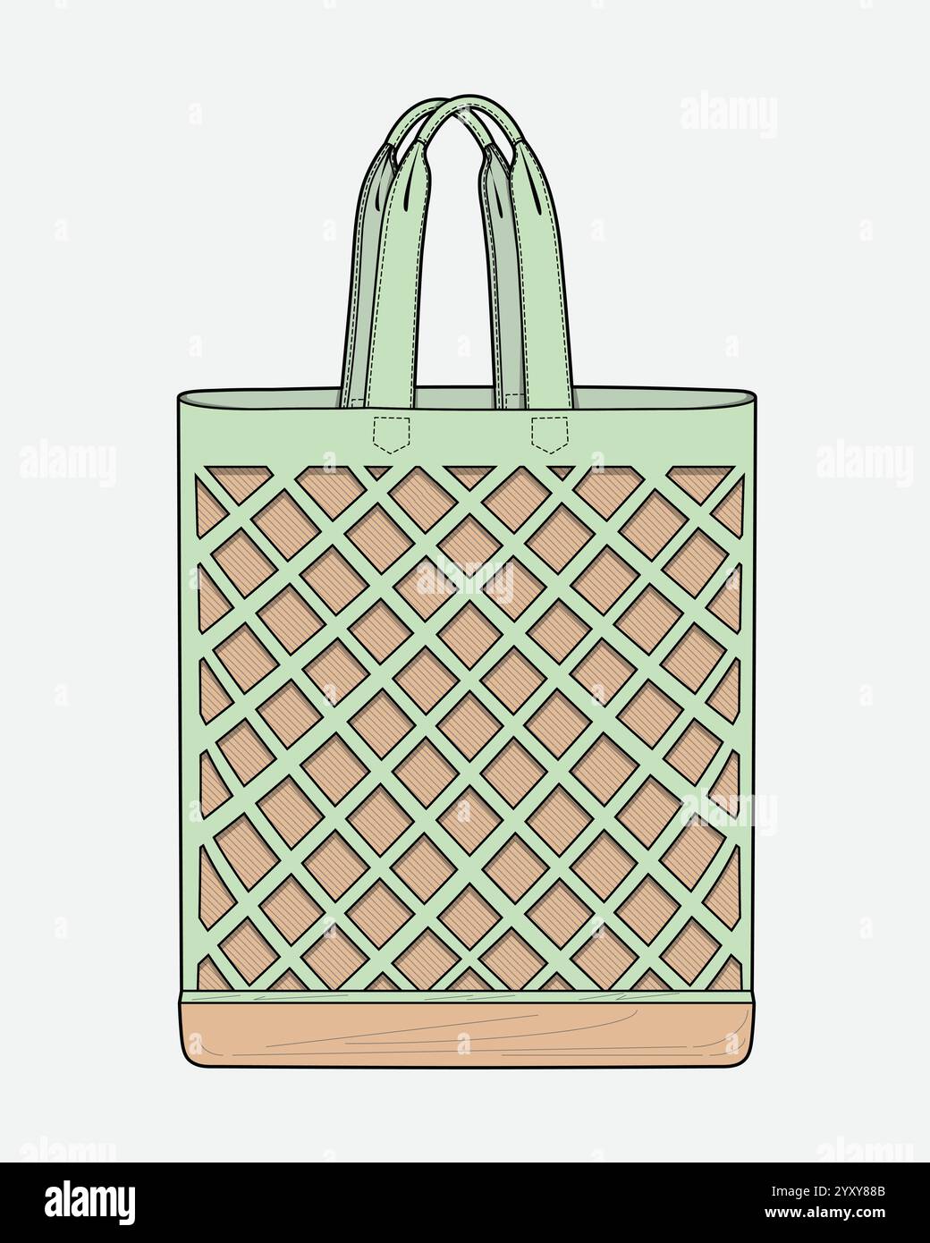 Women shopper bag drawing hi-res stock photography and images - Alamy