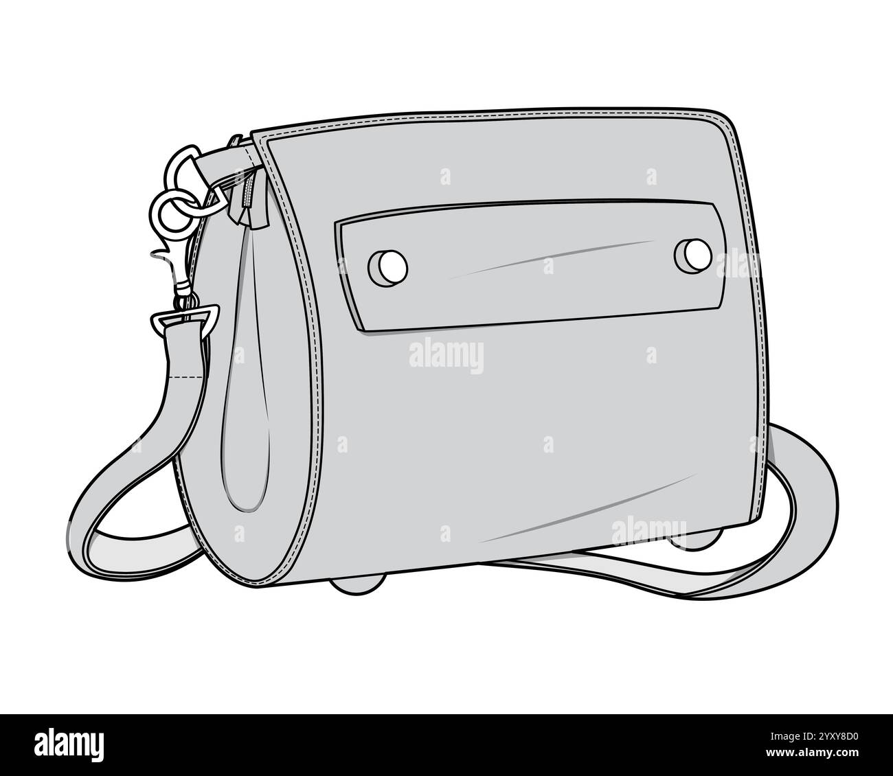 Canvas body bag Stock Vector Images - Alamy