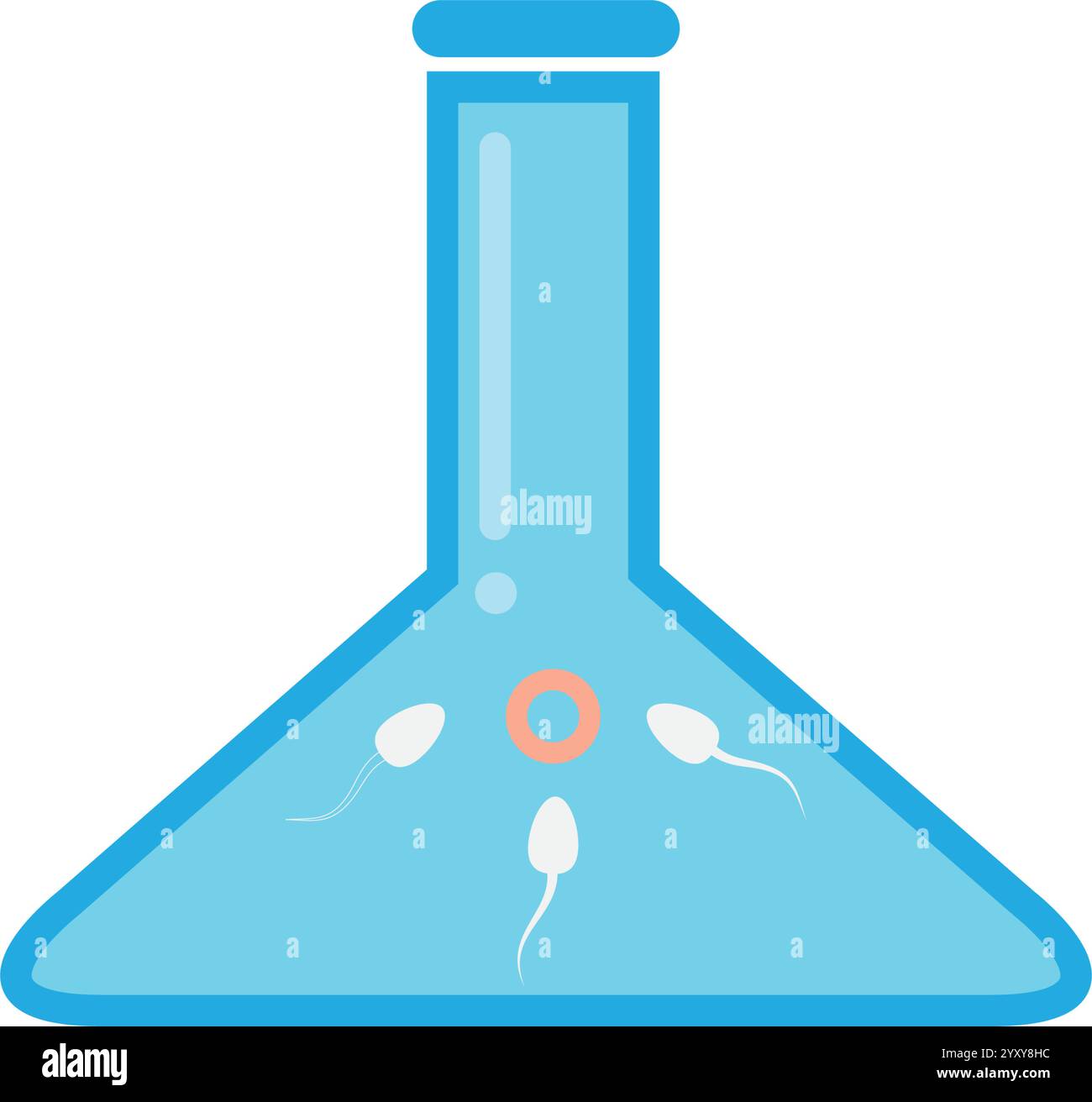 In vitro fertilisation icon. Biological insemination isolated medical ...