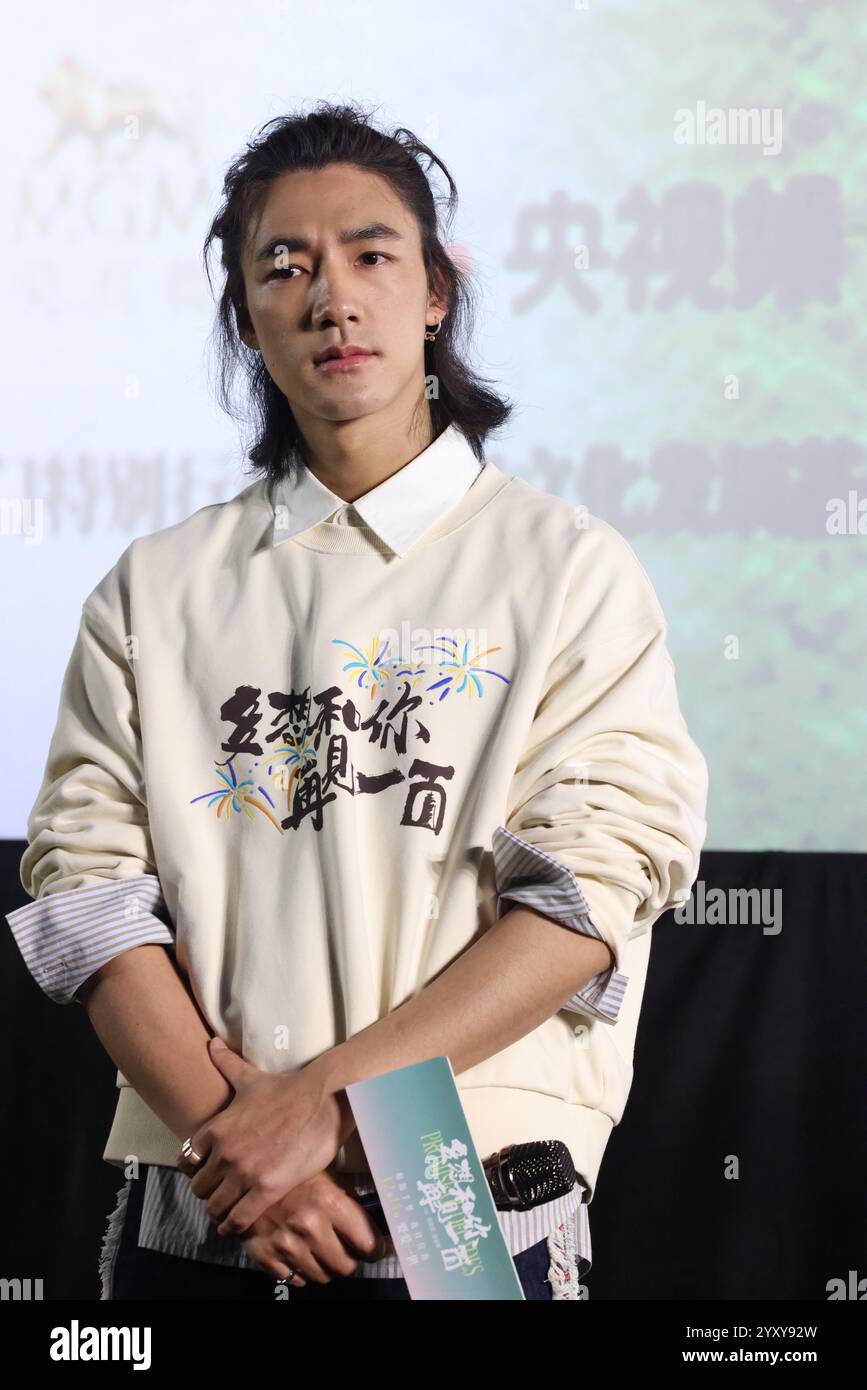 Chinese actor Ci Sha attends an activity in Shanghai, China, 16 ...