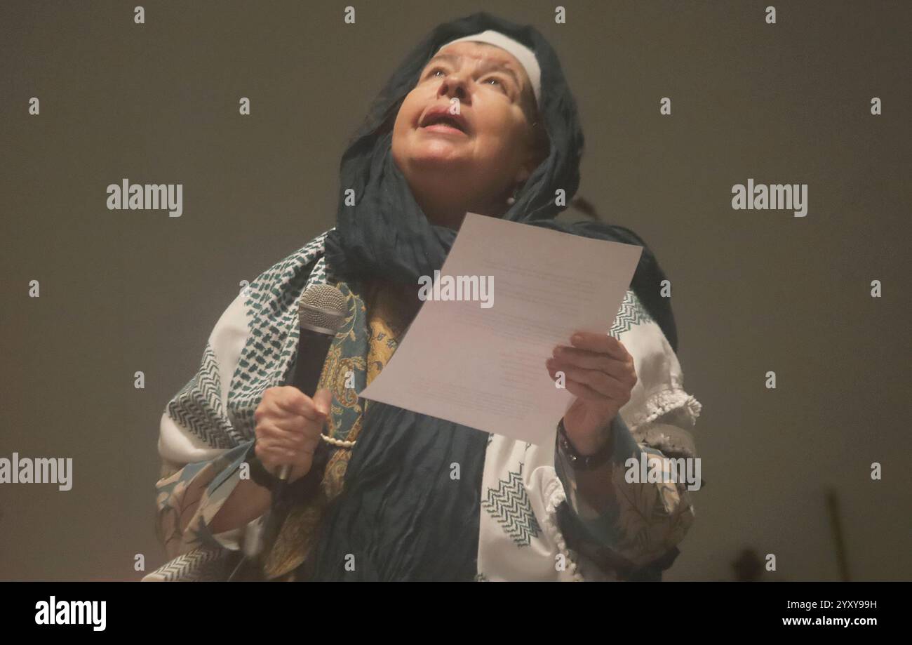 Mexico City, Mexico. 17th Dec, 2024. Members of the Nur Ashki Jerrahi ...