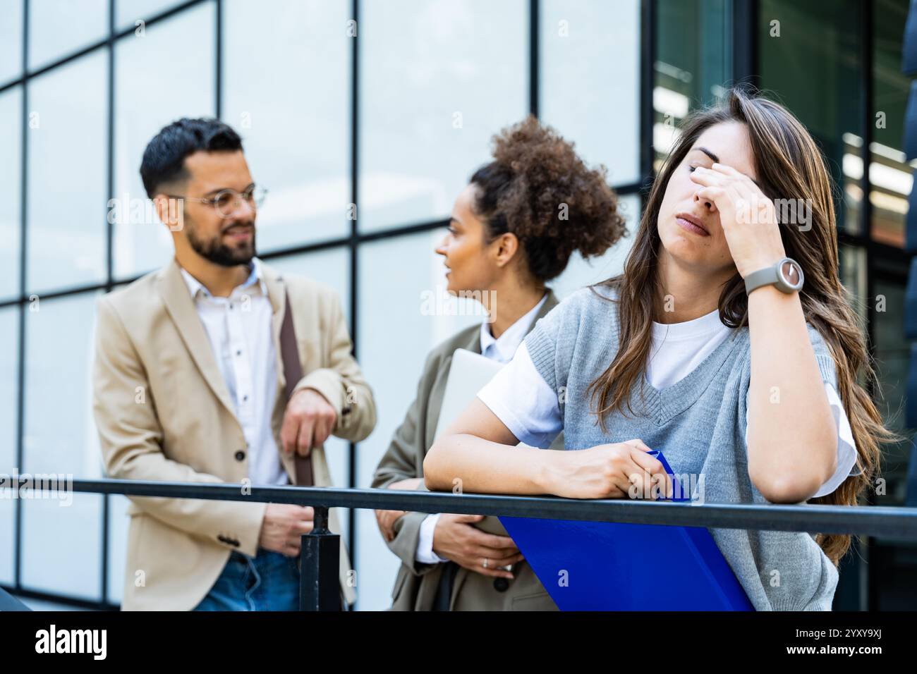 Group of modern successful business people innovative technology ...