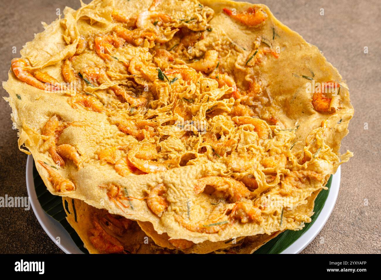Rempeyek Prawn or peyek udang is a deep fried savoury Indonesian ...