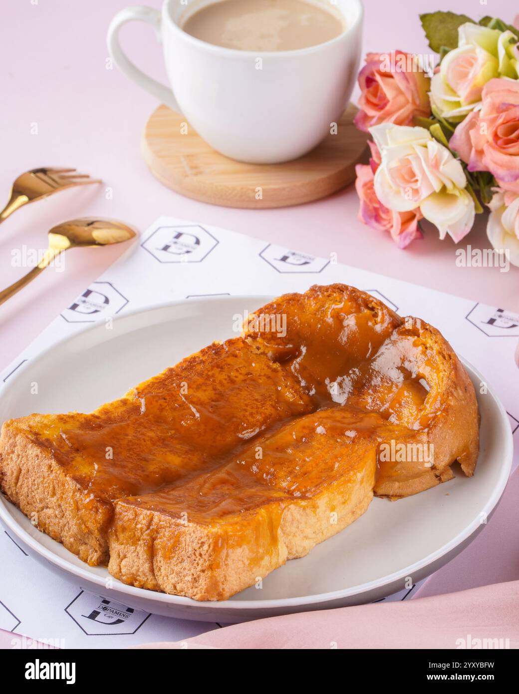 roti bakar is usually prepared as a sandwich of grilled white bread ...