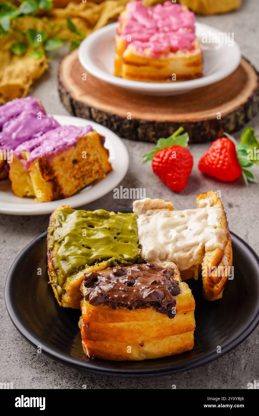 Roti Bakar Bandung or Bandung Bread Toast is Popular Street Food from ...