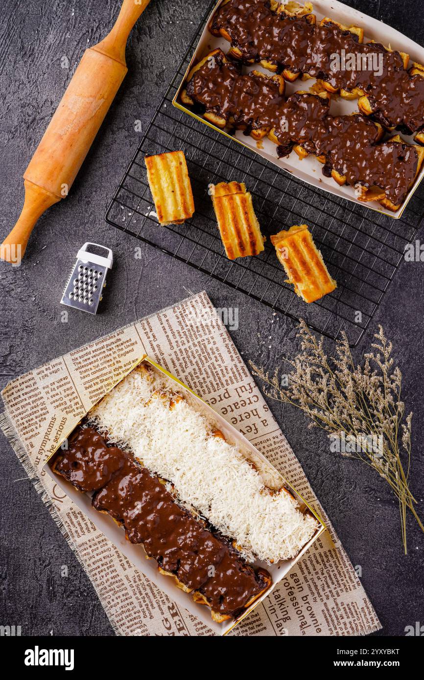 Roti Bakar Bandung or Bandung Bread Toast is Popular Street Food from ...