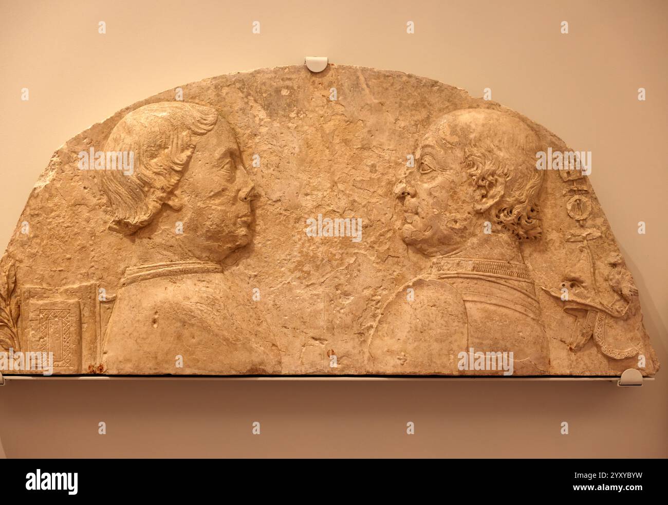 Urbino, Italy - Sept 12, 2024: Portraits of Federico da Montefeltro and ...