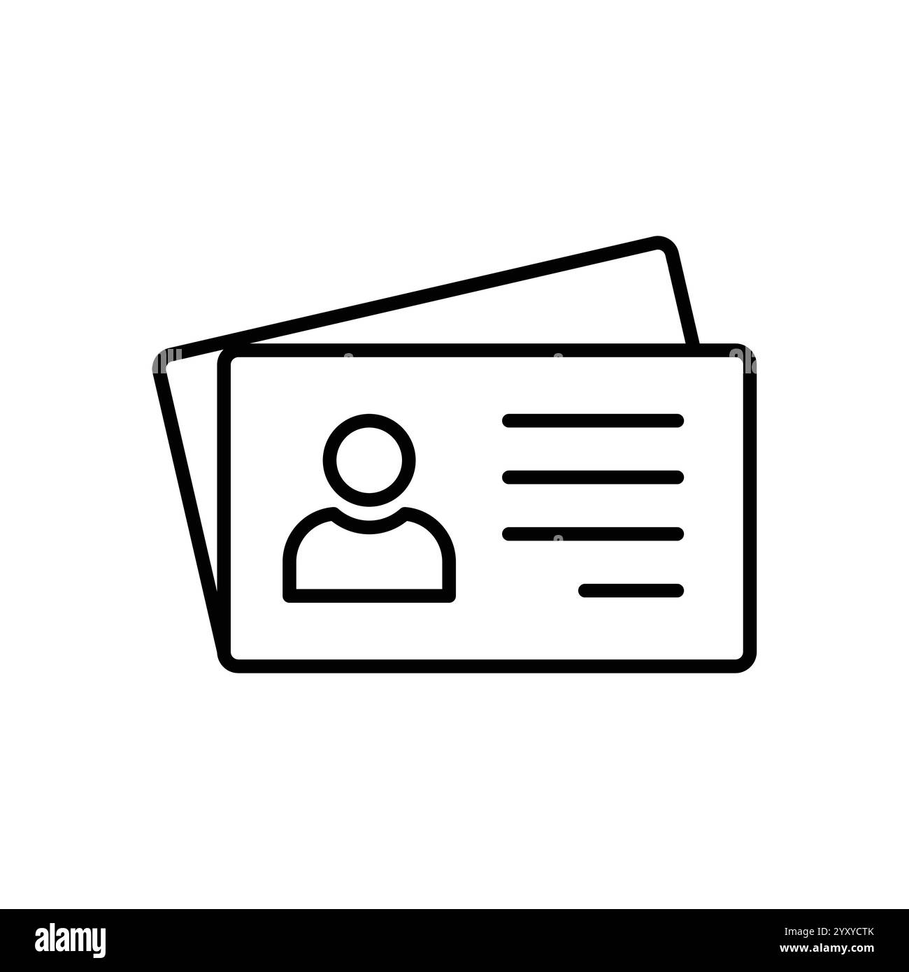 Id card icon. Id card badge icon. Identification card, driver's license ... Id card icon. Id card badge icon. Identification card, driver's license ...