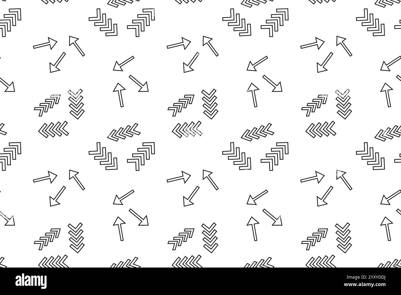 Various patterns of arrows Stock Vector Images - Alamy