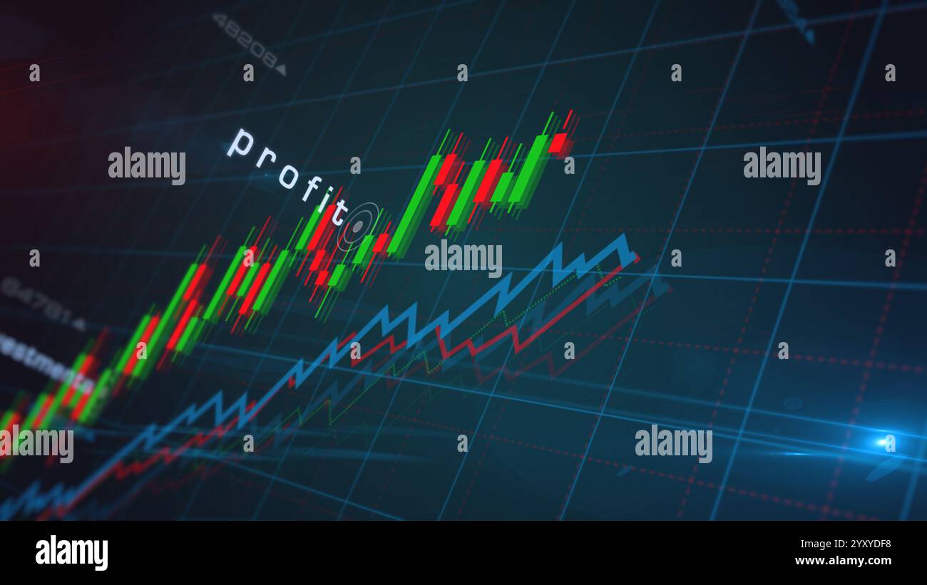 Business profit income and capital charts and graphs diagram concept 3d ...