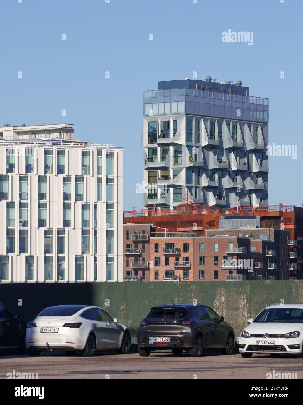 Copenhagen, Denmark - The Silo housing by Cobe Architects Stock Photo ...