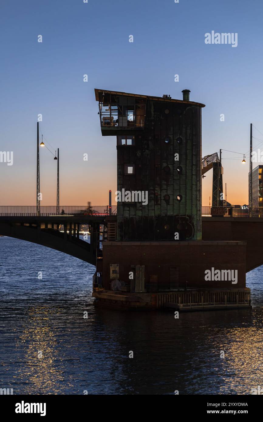Copenhagen, Denmark - Langebro bridge control tower by Karl Gottlob, at ...