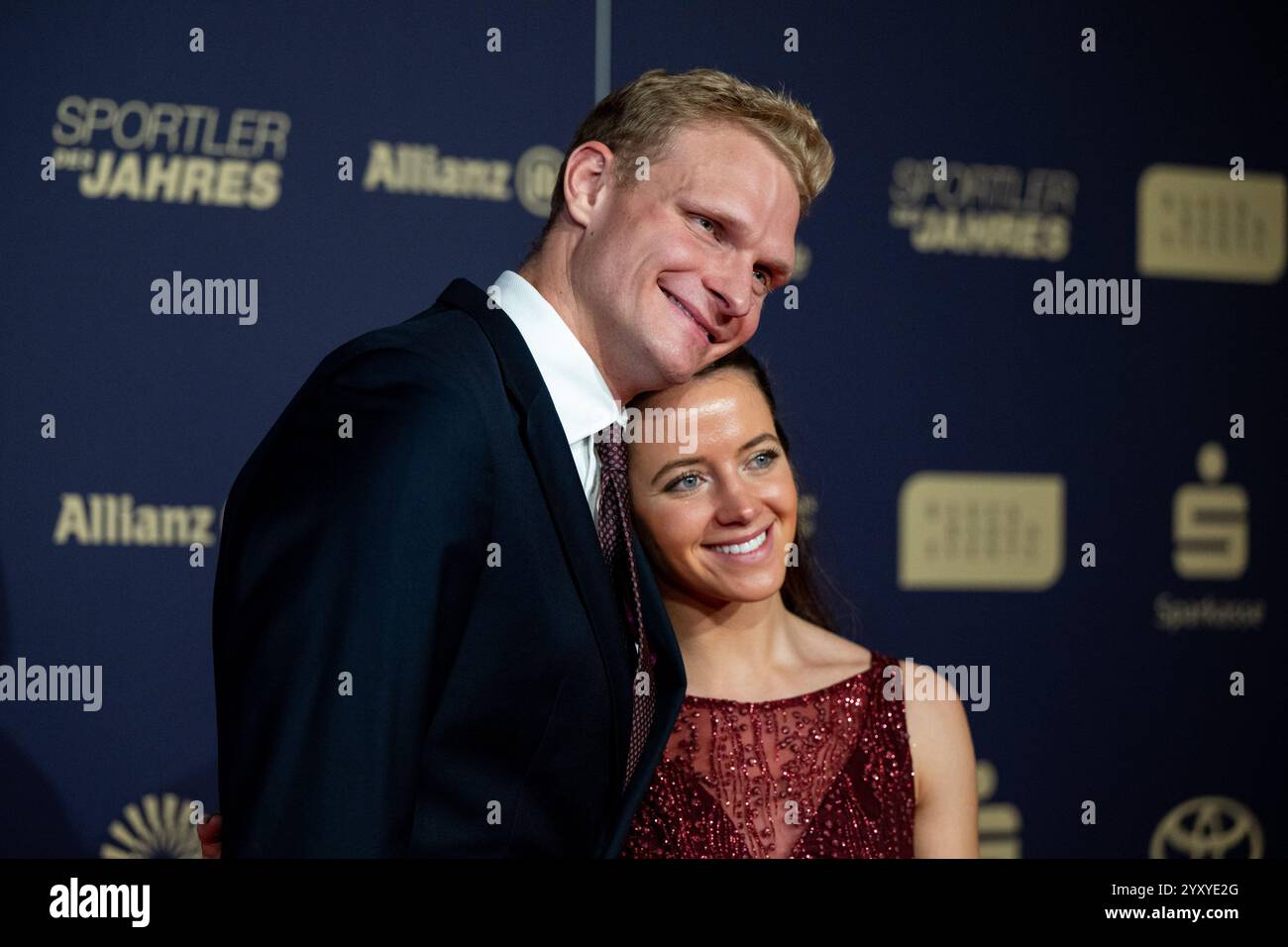Oliver Zeidler (Rudern Einer) mit Freundin Sofia Meakin (Schweiz) auf ...