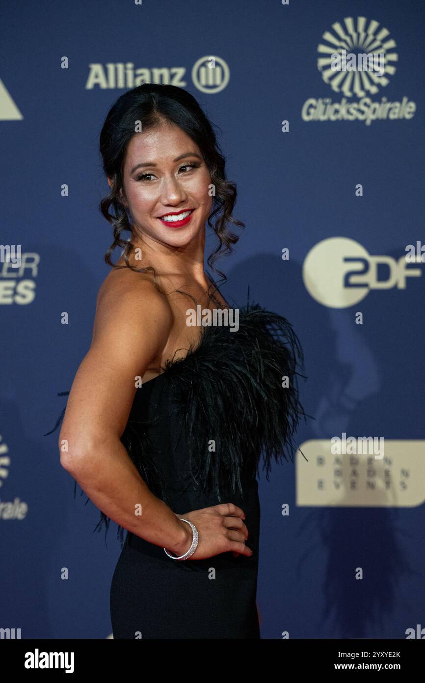 Kim Bui (Turnerin, IOC Athletenkommission) auf dem roten Teppich, GER ...
