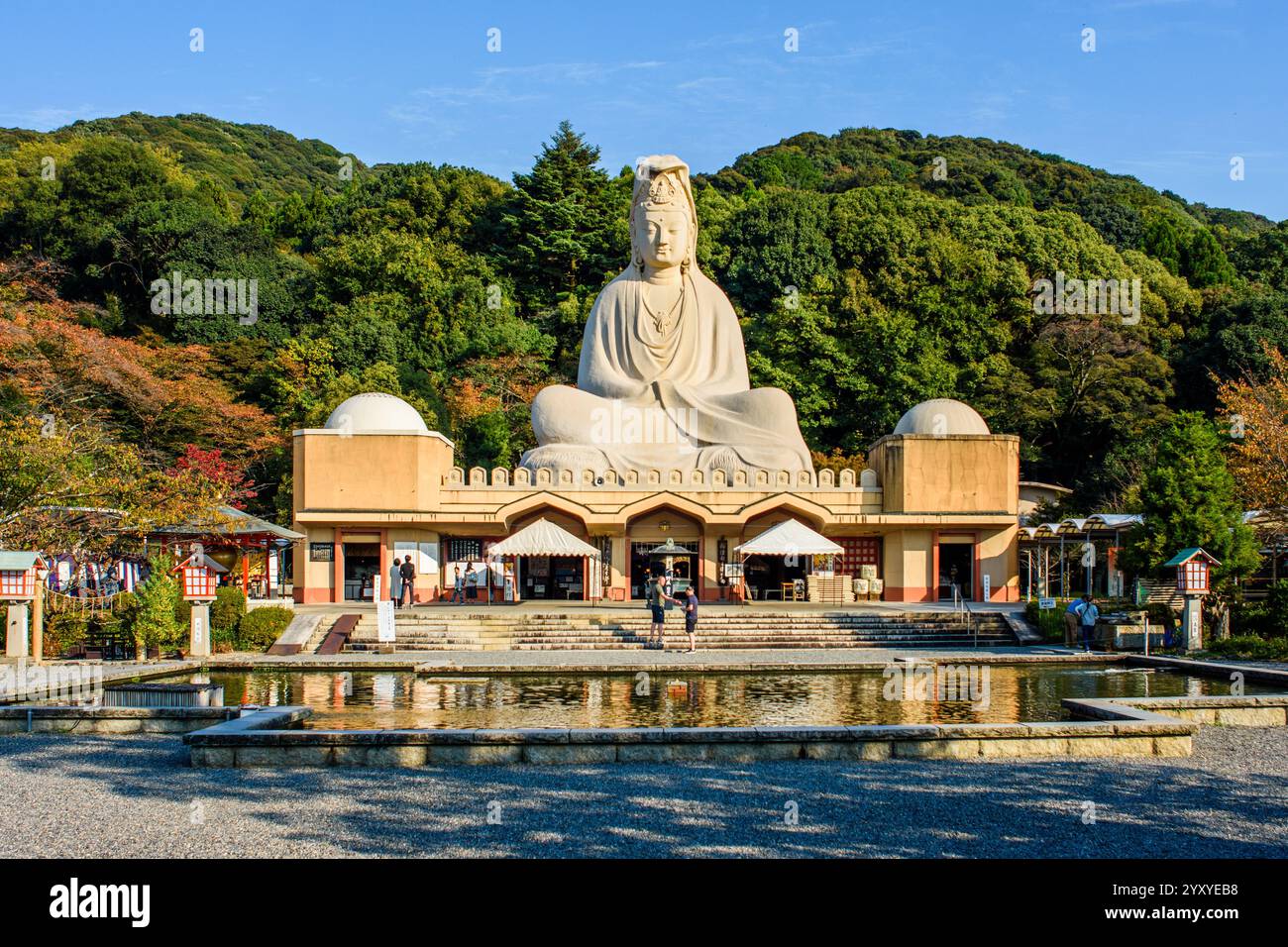 Statue of Ryozen Kannon Buddha, Goddess of Mercy, in Ryozen Kannon ...