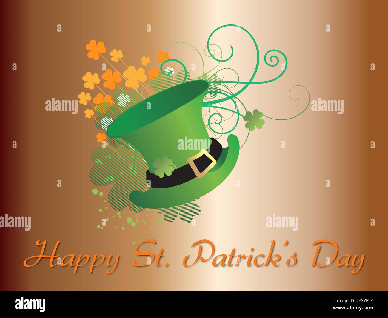 Green and brown ireland Stock Vector Images - Alamy